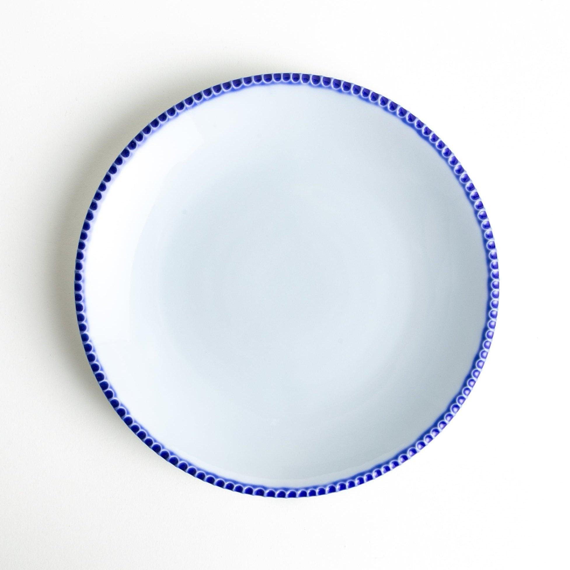 Rustic Scallop-Edged White Dinner Plate – JOC Goods