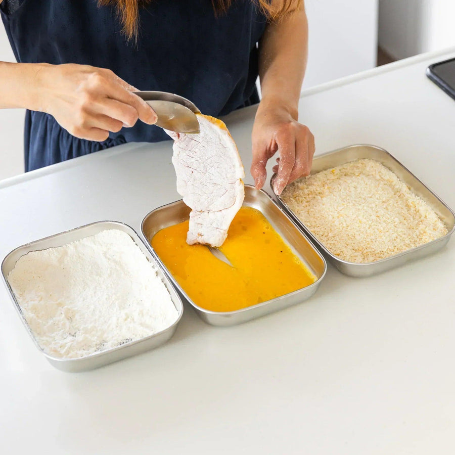 Premium Stainless Prep Trays – Perfect for Food Prep & Storage – JOC Goods