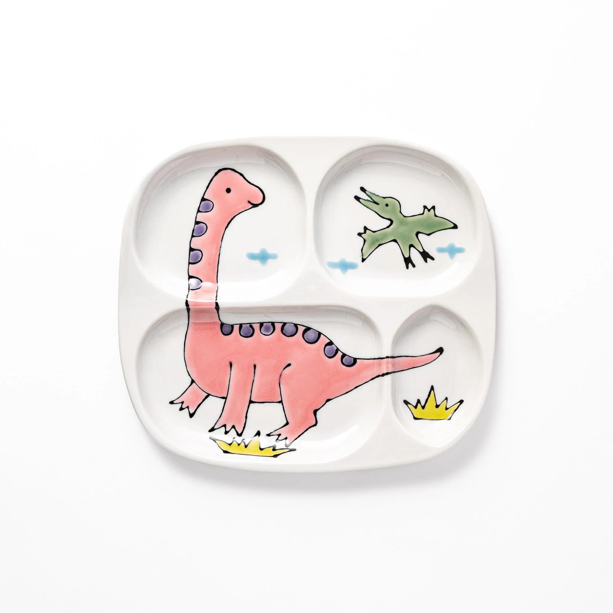 Brachiosaurus Dino Kids Plate – JOC Goods