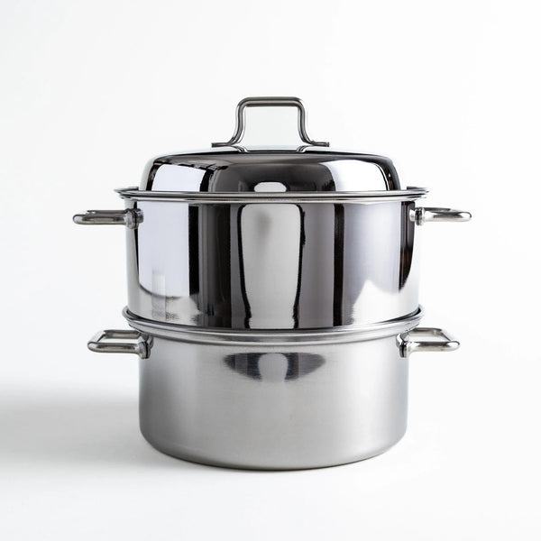 Compact Stainless Steel Steamer – Steams Small Servings, Saves Space ...
