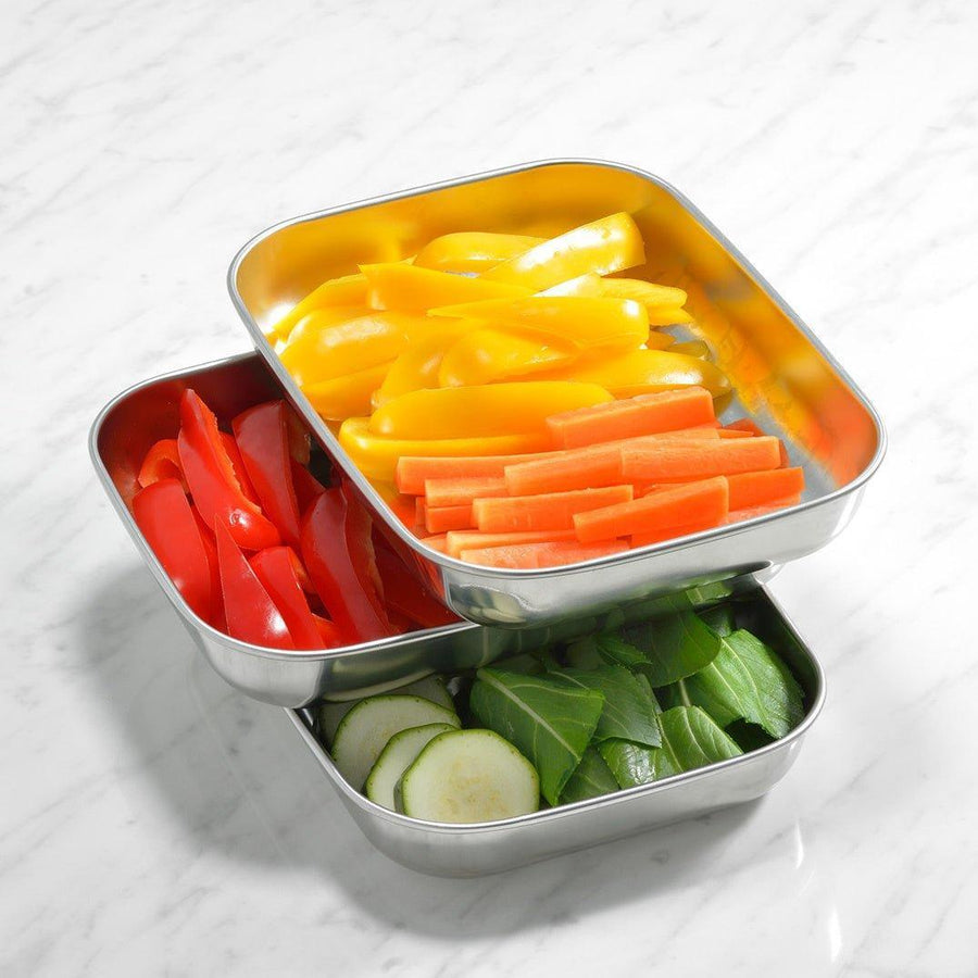 Premium Stainless Prep Trays – Ideal for Meal Prep & Storage – JOC Goods