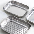 Premium Stainless Prep Trays – Ideal for Meal Prep & Storage – JOC Goods