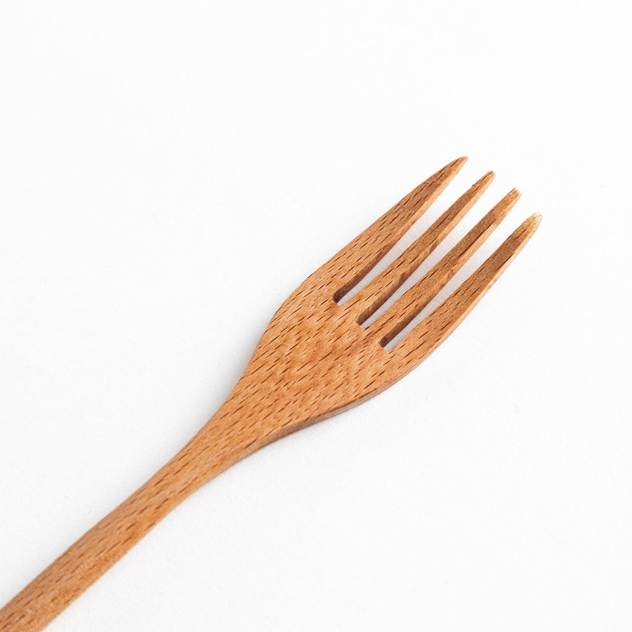Minimalist Pastel-Tipped Wooden Fork – JOC Goods