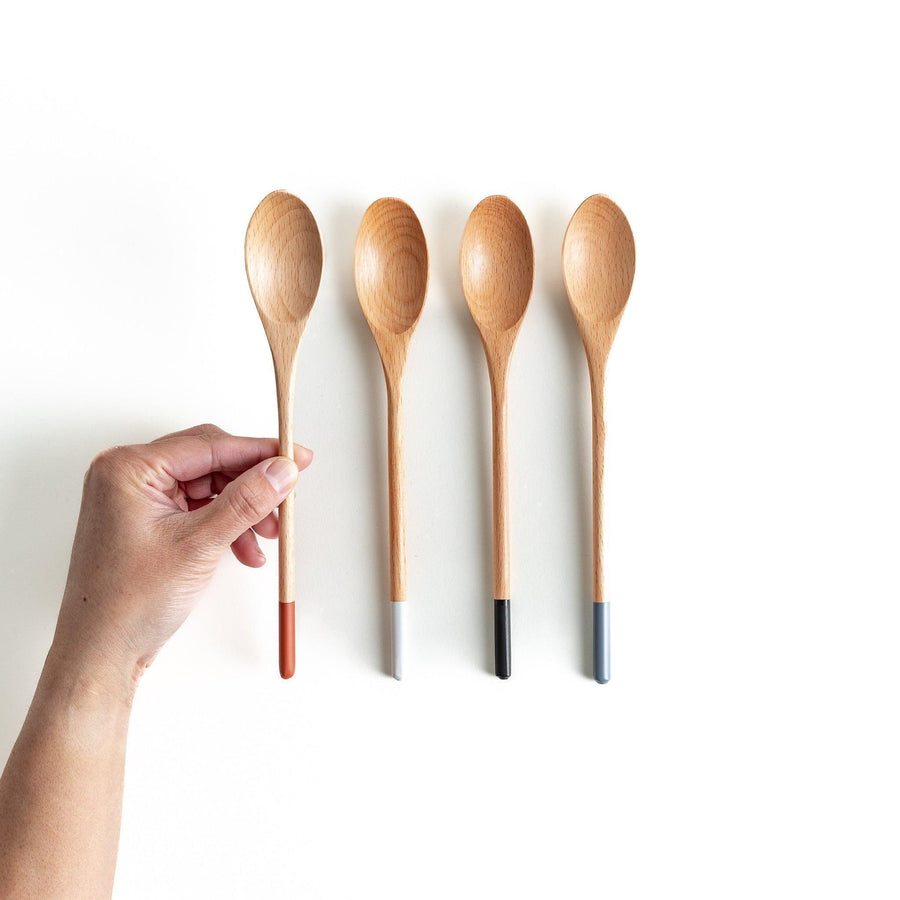 Minimalist Pastel-Tipped Wooden Spoon – JOC Goods