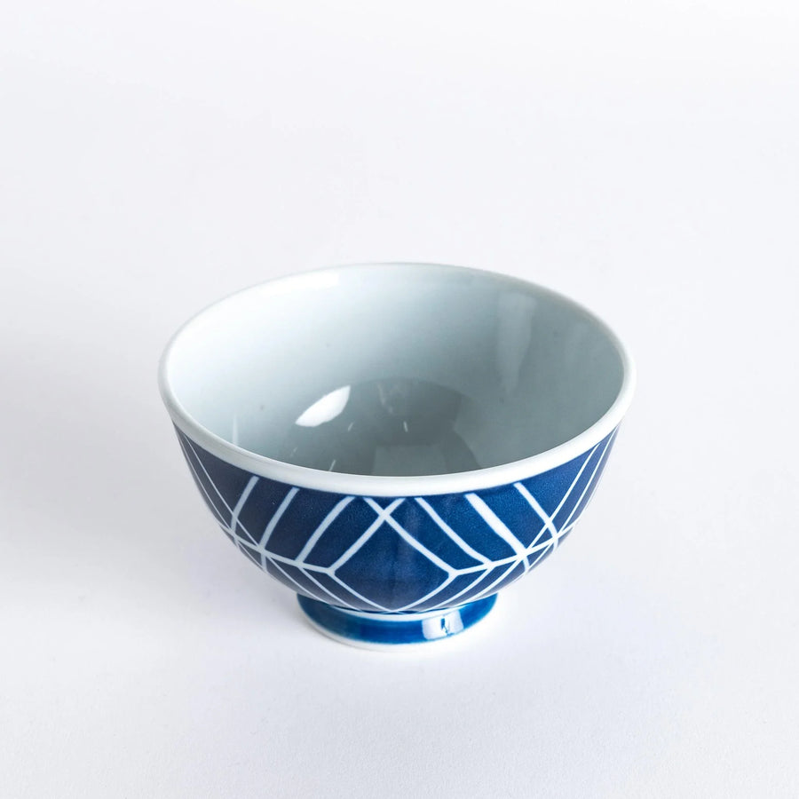 Modern Indigo Tile Rice Bowl – JOC Goods