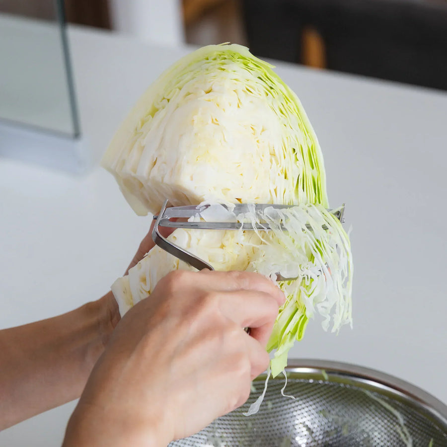 Premium Stainless Steel Cabbage Slicer – Effortless Shredding – JOC Goods