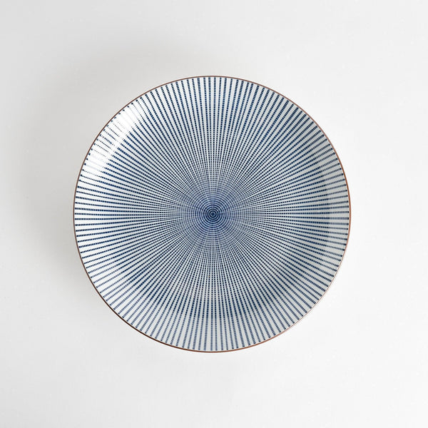 Radiant Blue Serving Plate – JOC Goods