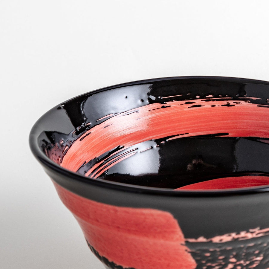 Red Swirl Ramen Bowl Set – JOC Goods