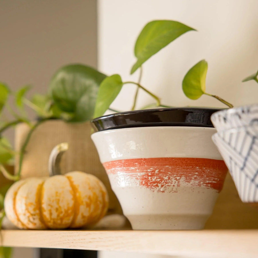 Red Swirl Ramen Bowl Set – JOC Goods