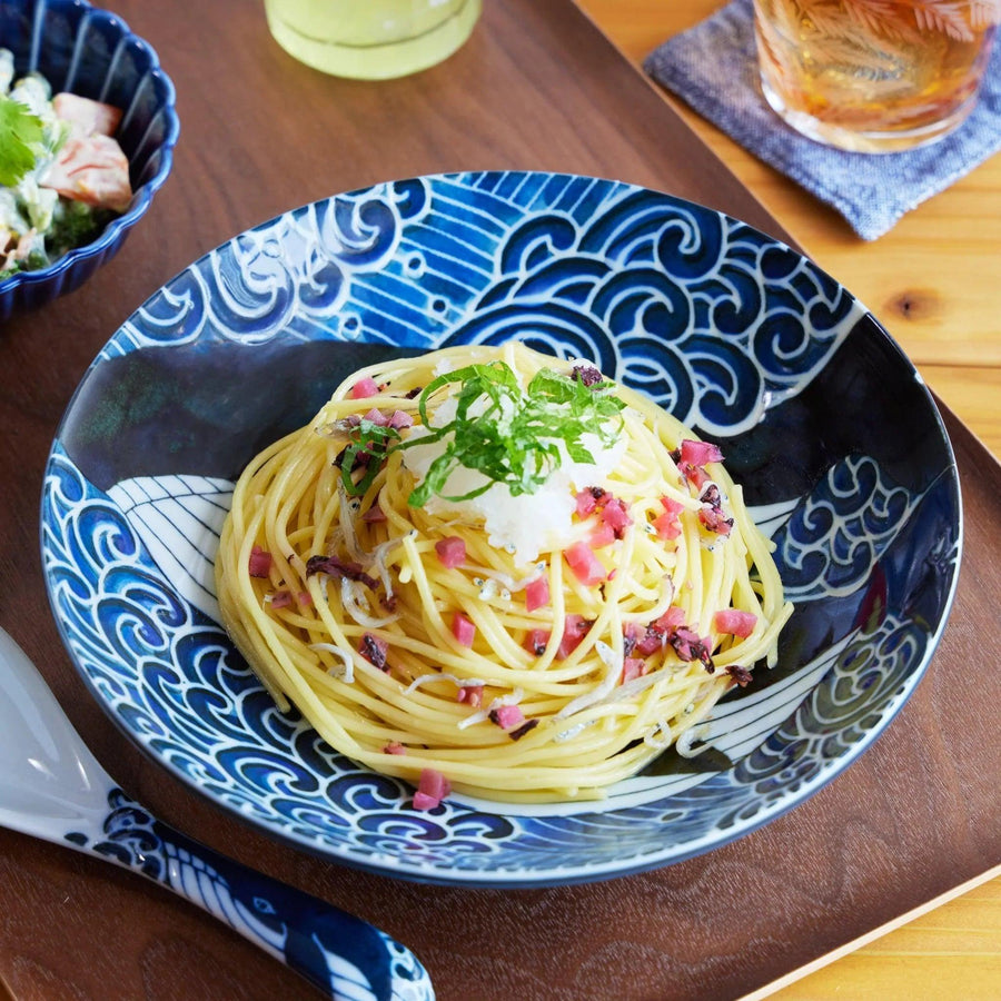 White Wave Whale Pasta Bowl – JOC Goods