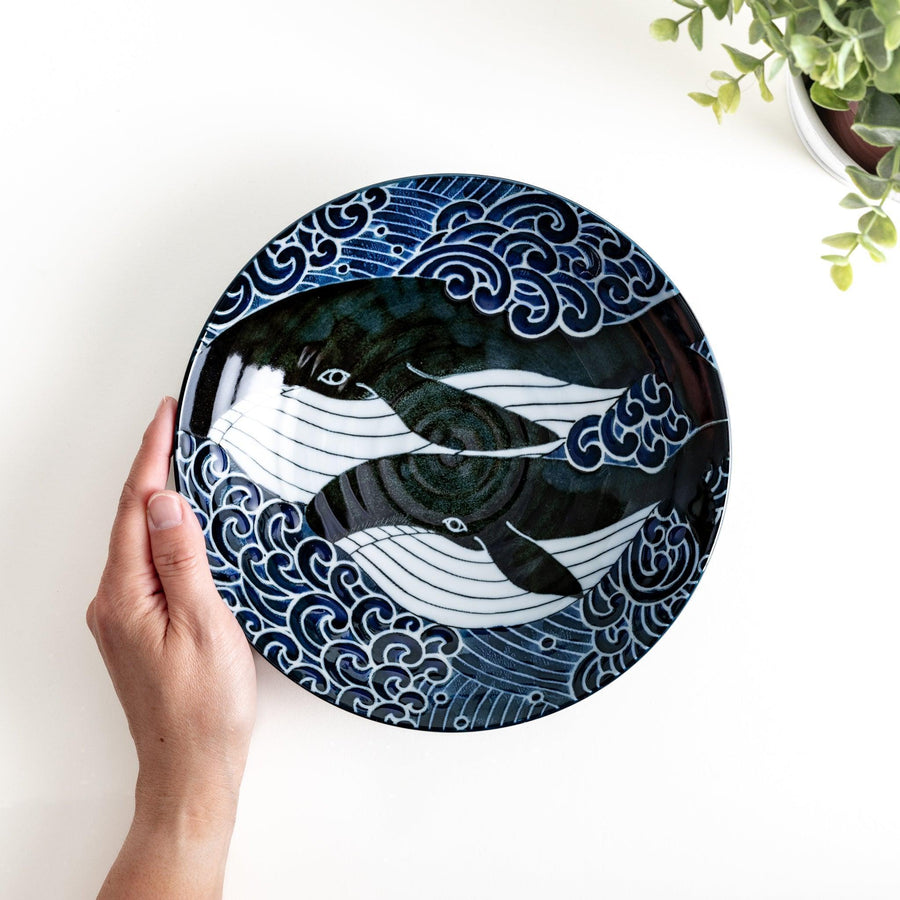 White Wave Whale Pasta Bowl – JOC Goods
