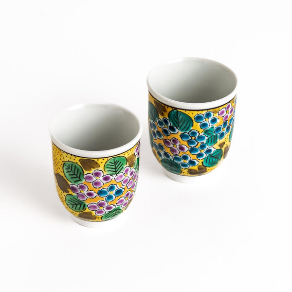 Yellow Hydrangea Teacup Set – JOC Goods